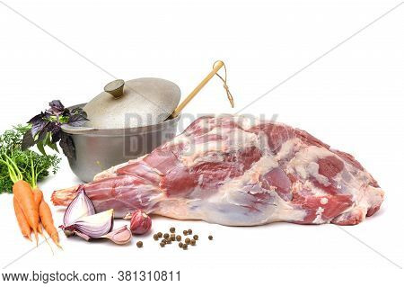 Raw Leg Mutton On Bone Image & Photo (Free Trial) | Bigstock