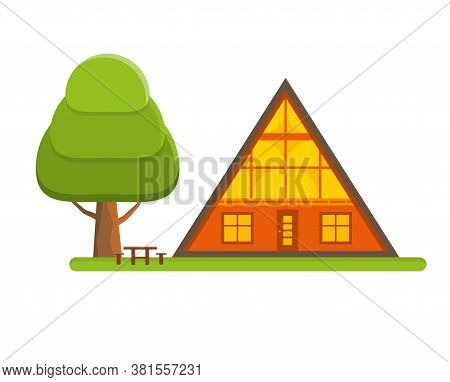 Cozy Cabin House Vector & Photo (Free Trial) | Bigstock