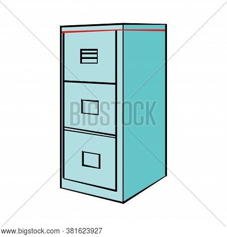 Filing Cabinet Drawer Vector & Photo (Free Trial) | Bigstock