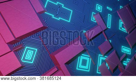 Modern Tech Pattern. Image & Photo (Free Trial) | Bigstock