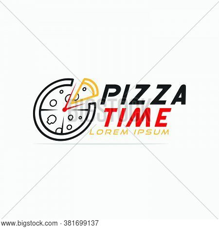 Pizza Time Logo Vector & Photo (Free Trial) | Bigstock