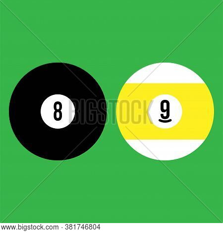 Billiard Ball Vector Vector & Photo (Free Trial) | Bigstock