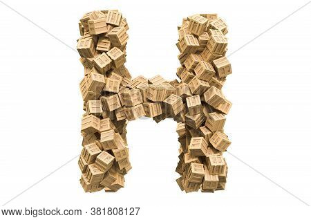 Letter H Wooden Boxes Image & Photo (Free Trial) | Bigstock