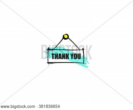 Thank You Signboard Vector & Photo (Free Trial) | Bigstock