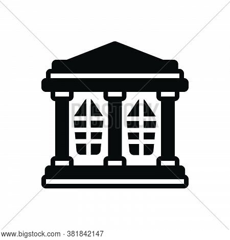 Black Solid Icon Hall Vector & Photo (Free Trial) | Bigstock