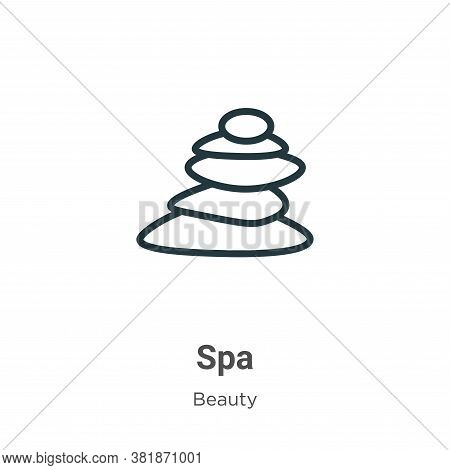 Spa Icon Isolated On Vector & Photo (Free Trial) | Bigstock