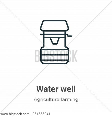 Water Well Icon Vector & Photo (Free Trial) | Bigstock