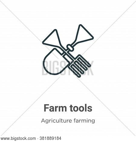 Farm Tools Icon Vector & Photo (Free Trial) | Bigstock