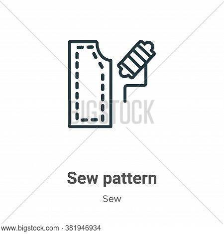 Sew Pattern Icon Vector & Photo (Free Trial) | Bigstock
