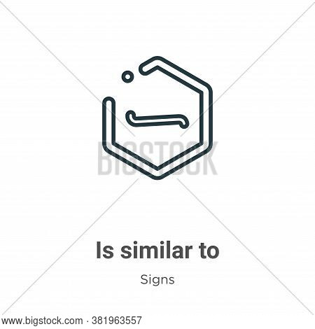 Similar Symbol Icon Vector & Photo (Free Trial) | Bigstock