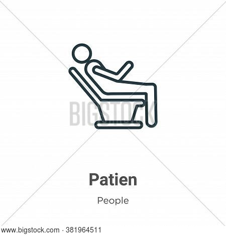 Patien Icon Isolated Vector & Photo (Free Trial) | Bigstock