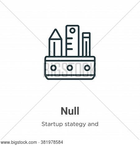 Null Icon Isolated On Vector & Photo (Free Trial) | Bigstock