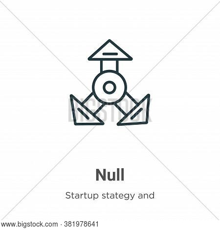 Null Icon Isolated On Vector & Photo (Free Trial) | Bigstock
