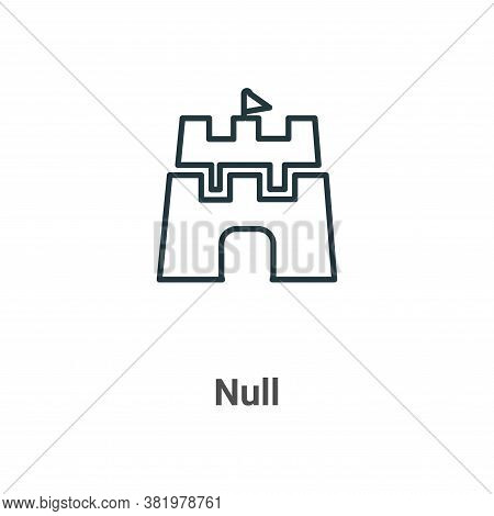 Null Icon Isolated On Vector & Photo (Free Trial) | Bigstock