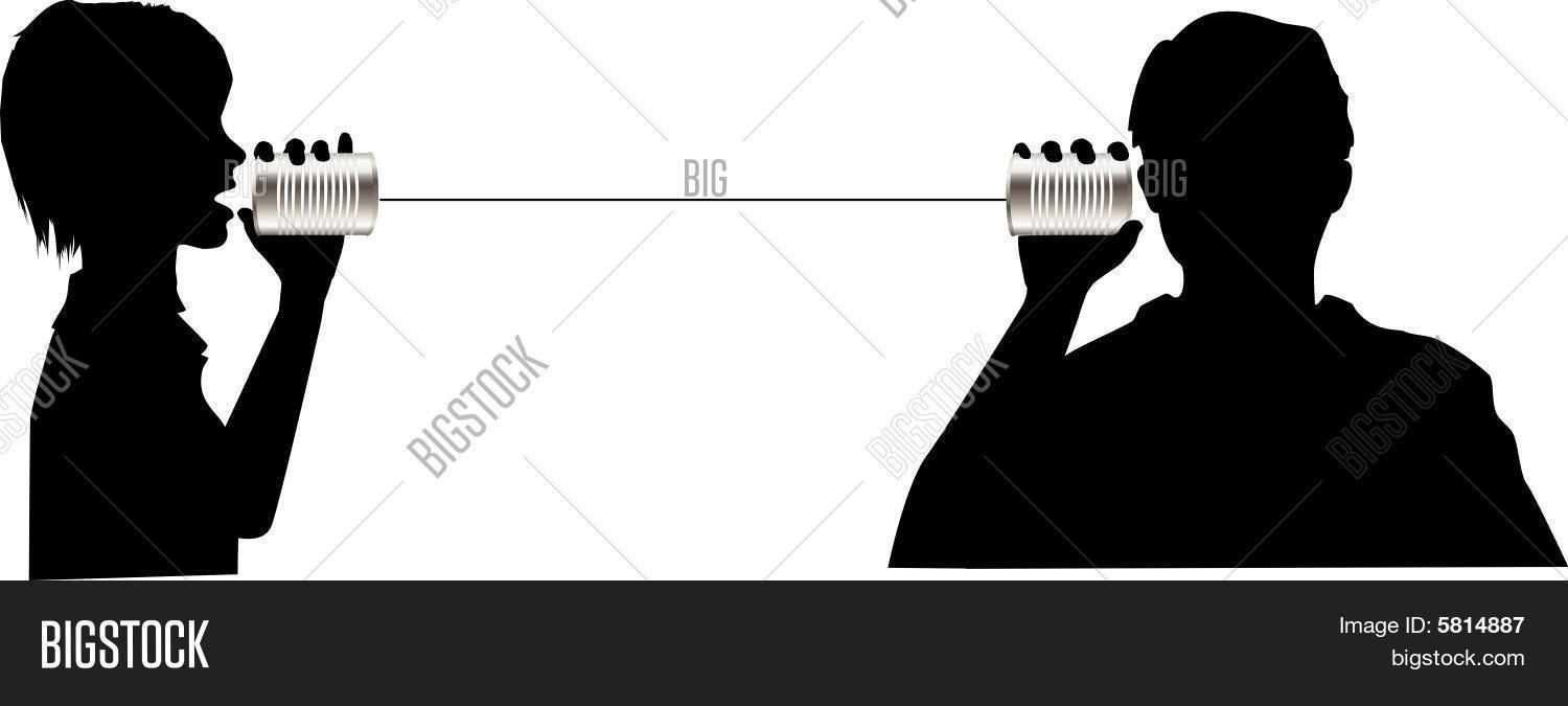 People Talk Listen On Vector & Photo (Free Trial) | Bigstock