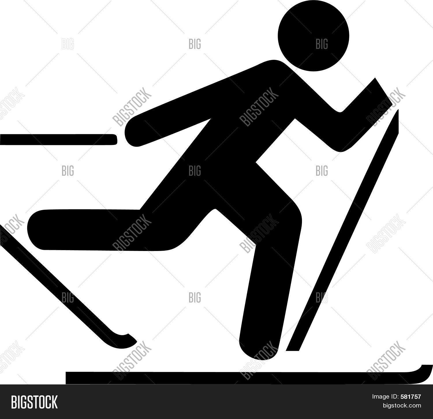 Ski Symbol Image & Photo (Free Trial) | Bigstock