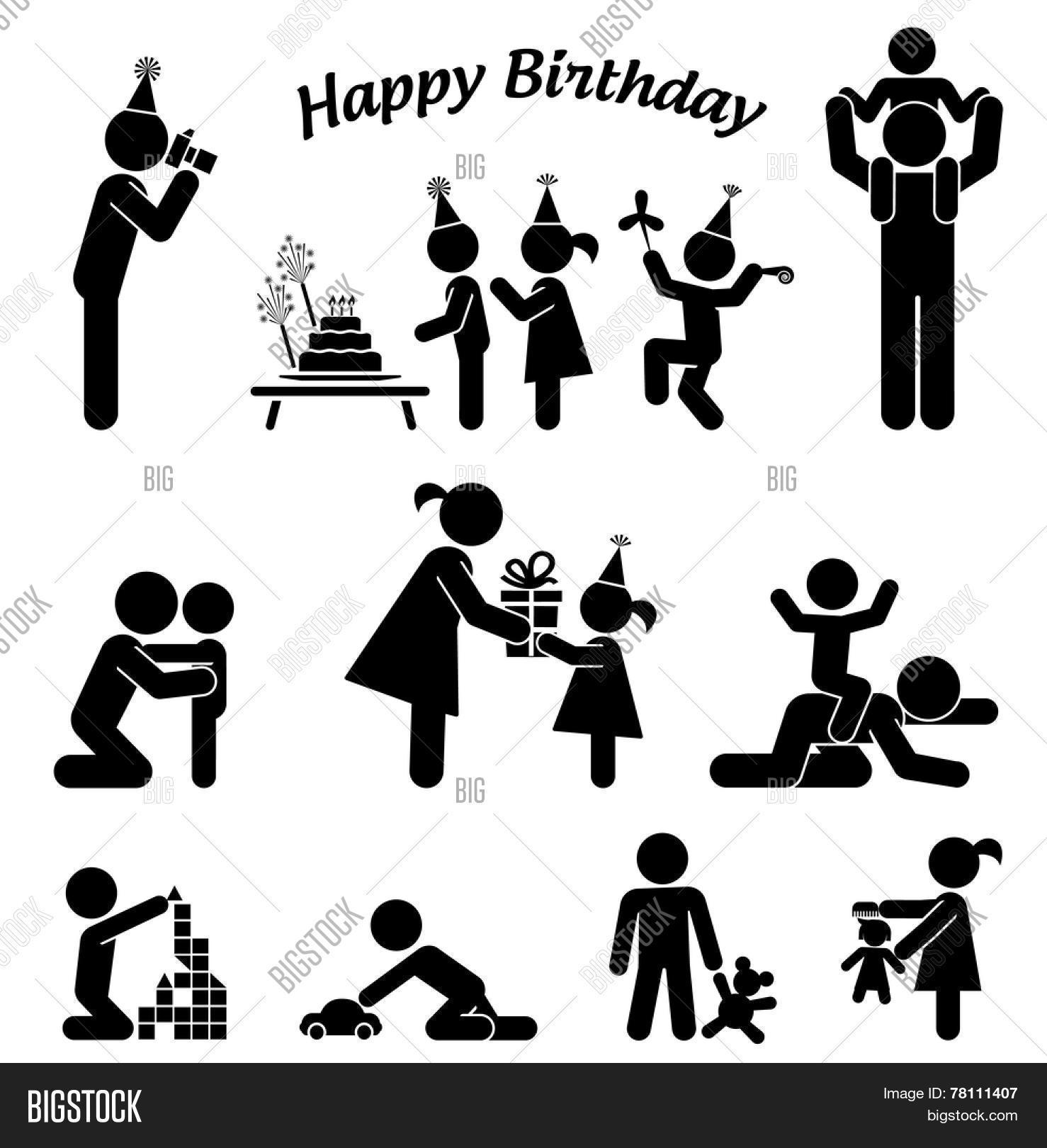 Childhood Vector Set Vector & Photo (Free Trial) | Bigstock