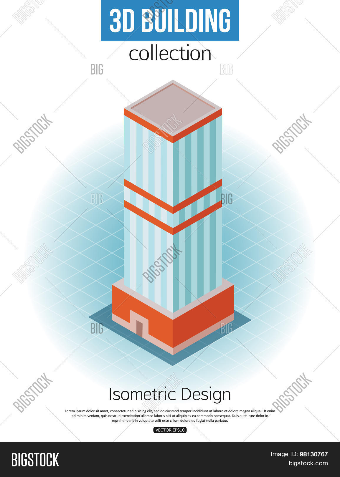 3d Isometric Tall Vector & Photo (Free Trial) | Bigstock