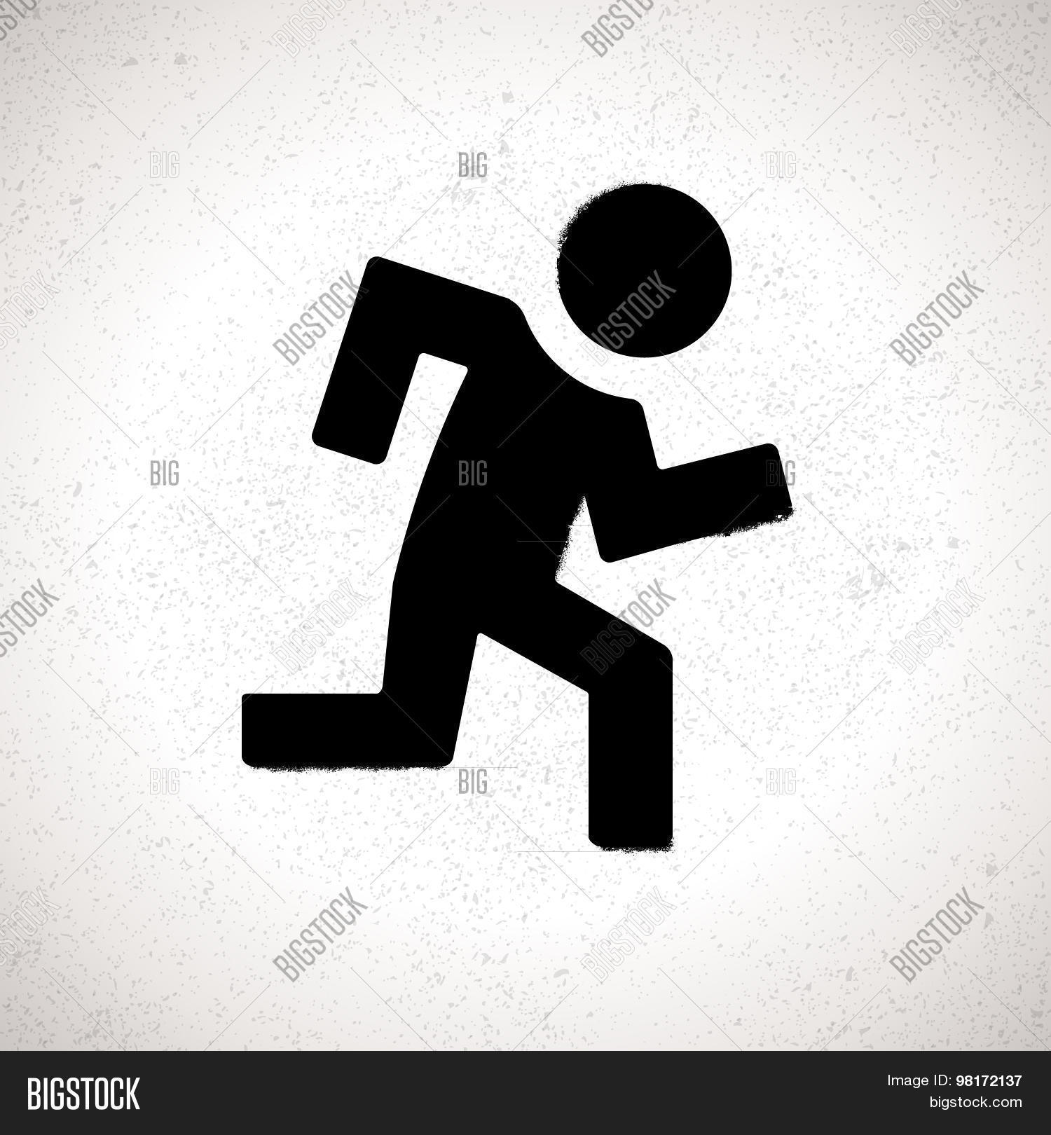 Black Emergency Exit Vector & Photo (Free Trial) | Bigstock