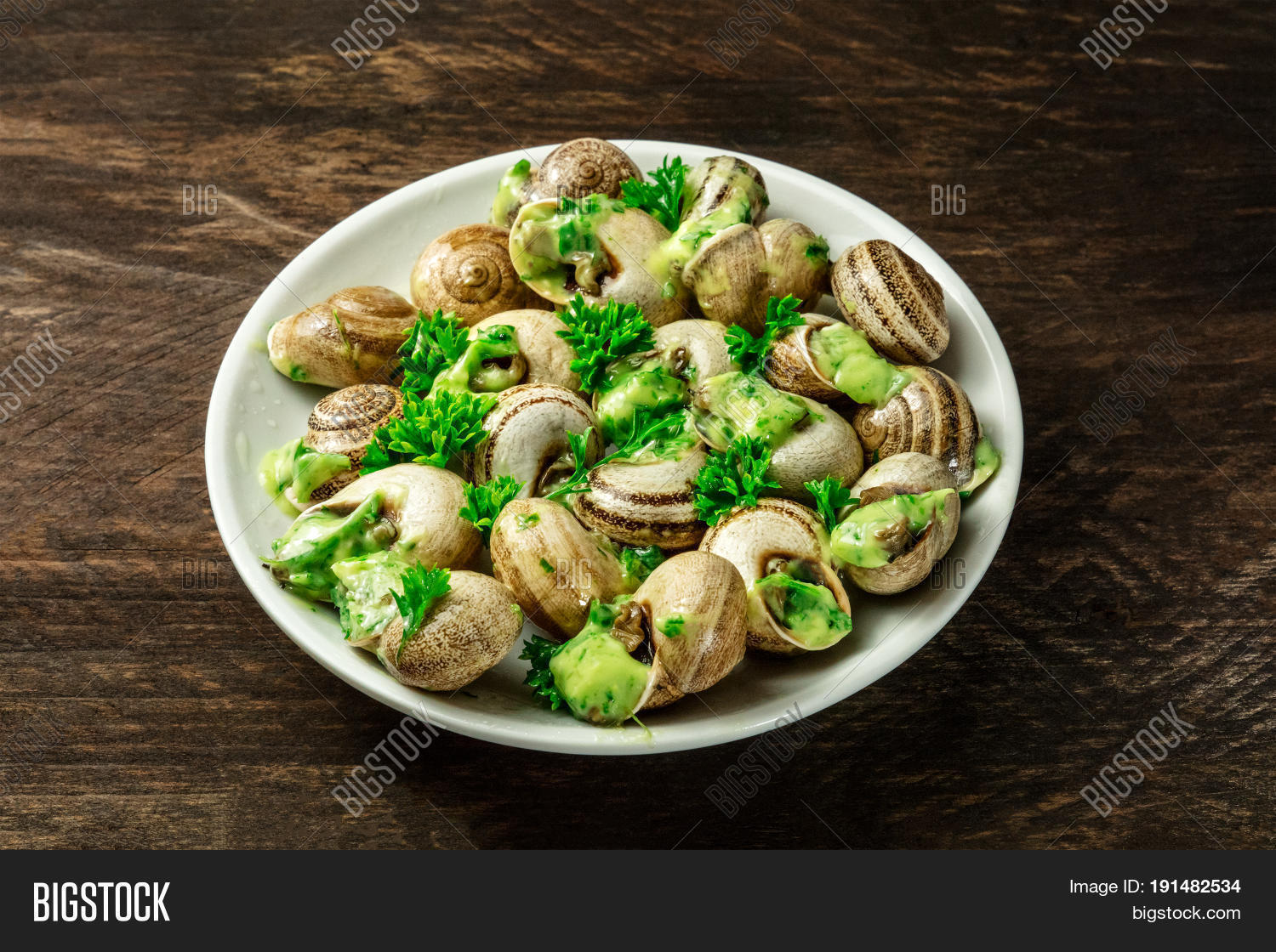Photo Escargots La Image & Photo (Free Trial) | Bigstock
