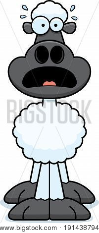 Scared Cartoon Sheep Vector & Photo (Free Trial) | Bigstock