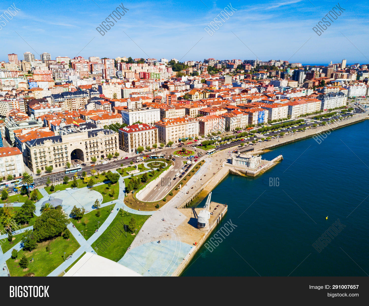 Santander City Aerial Image & Photo (Free Trial) | Bigstock