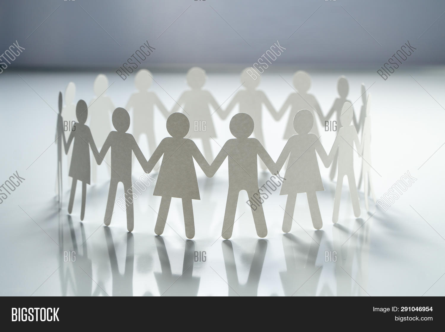 Circle Paper People Image & Photo (Free Trial) | Bigstock