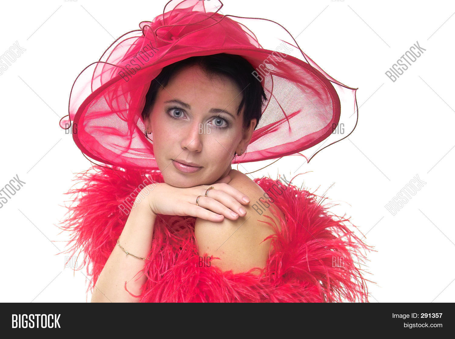 Lady Red Hat Image & Photo (Free Trial) | Bigstock