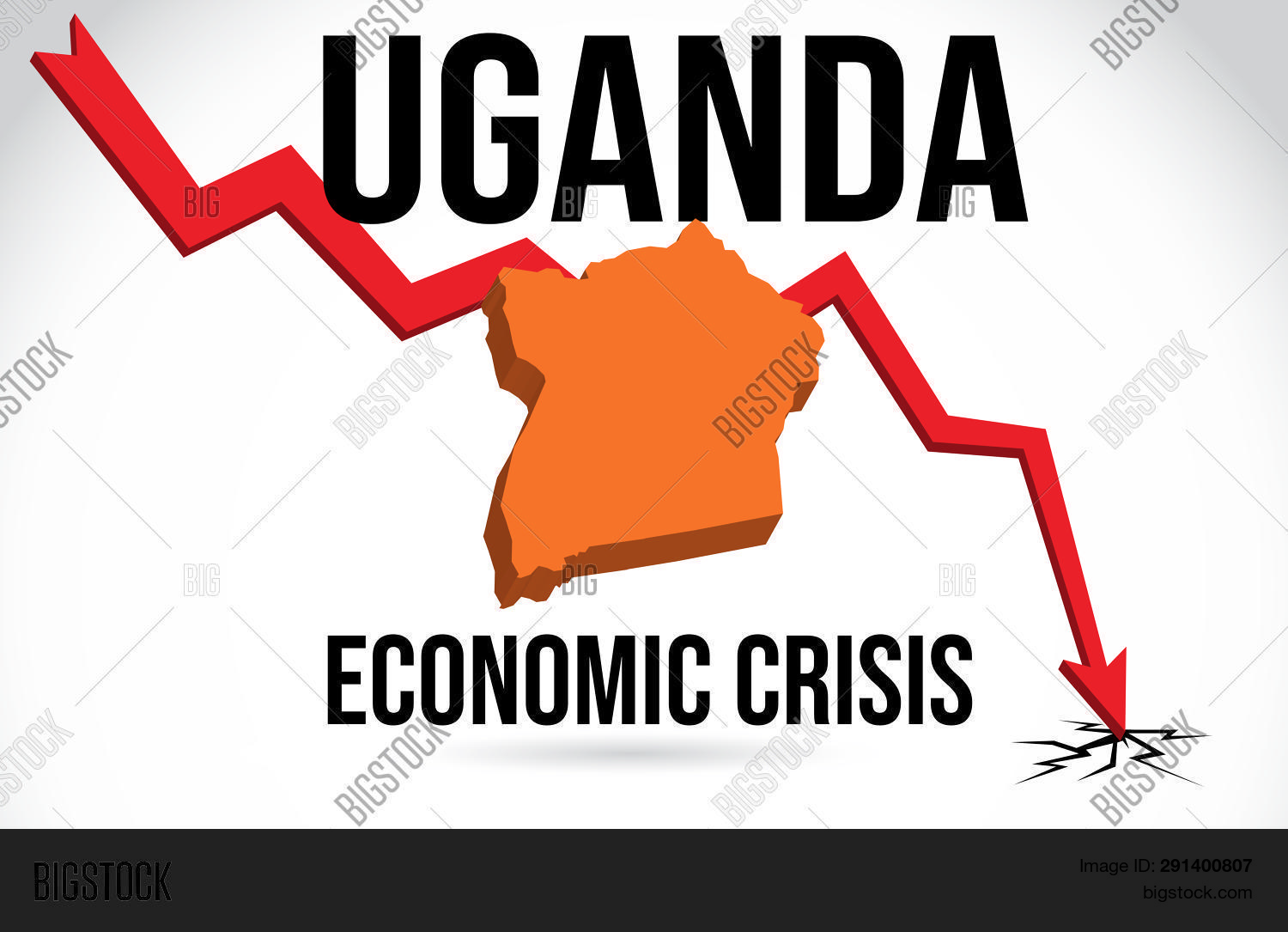 Uganda Map Financial Vector & Photo (Free Trial) | Bigstock