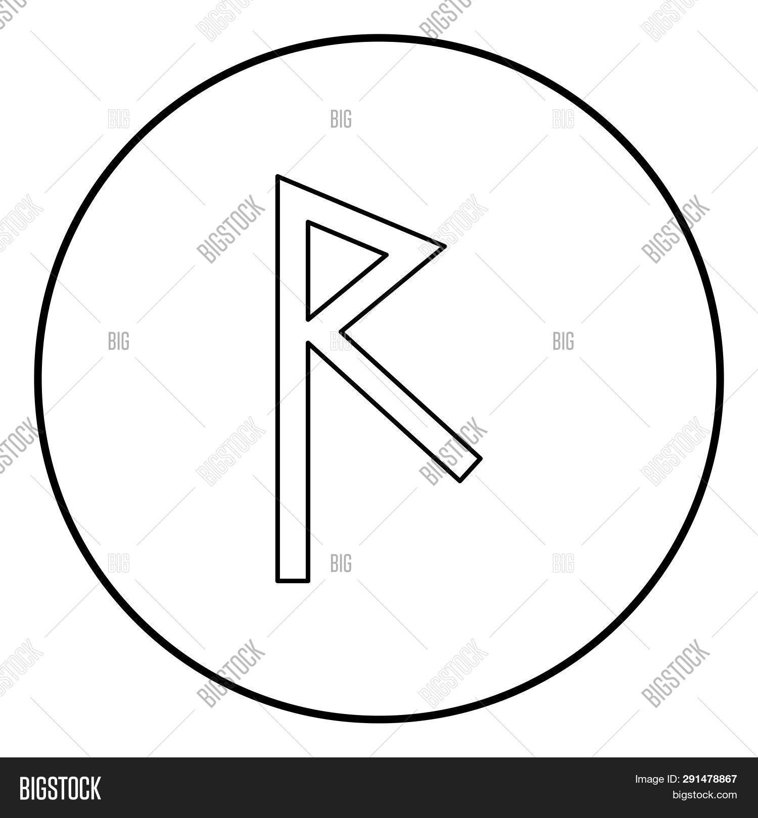 Raido Rune Raid Vector & Photo (Free Trial) | Bigstock