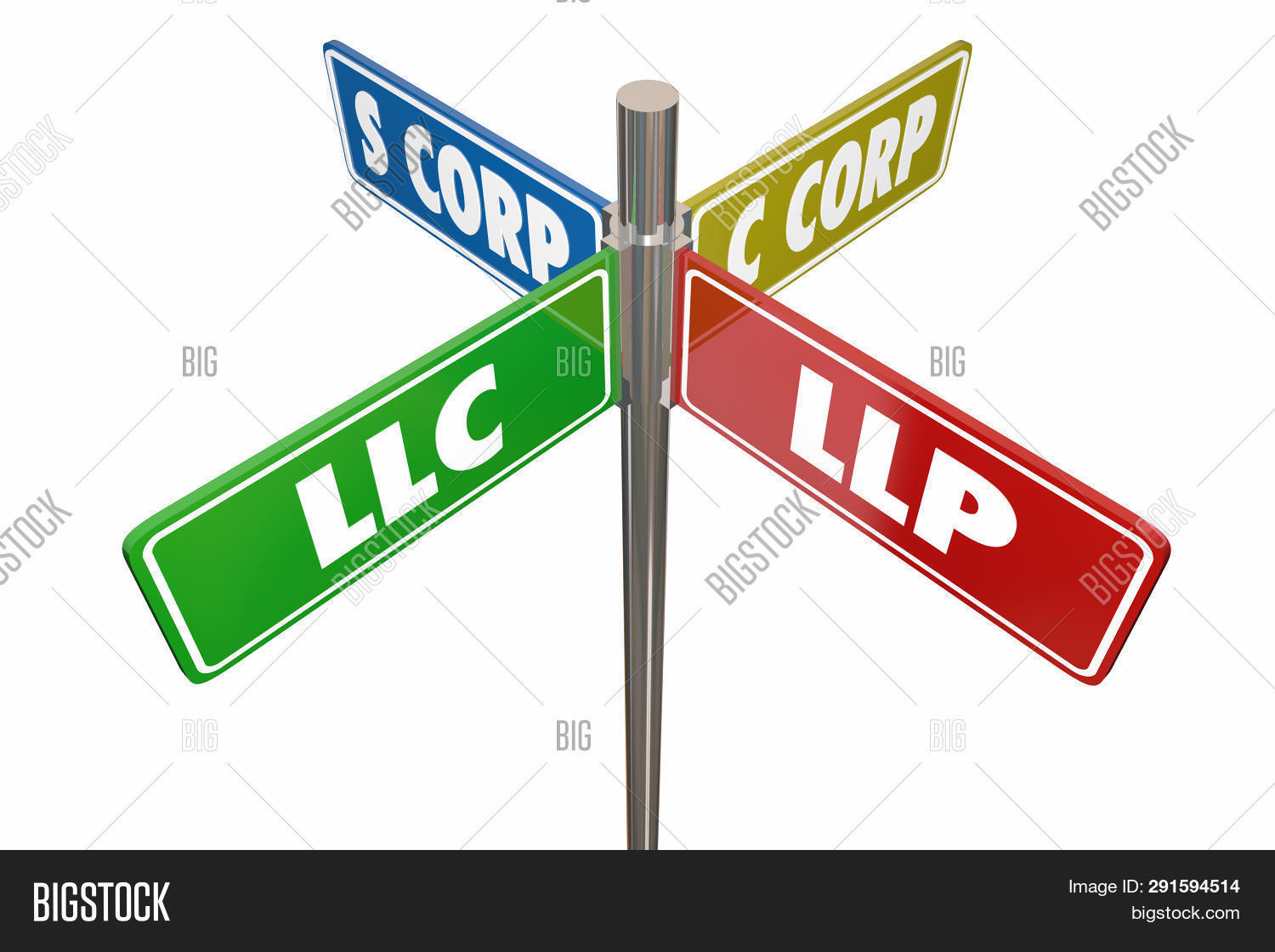 LLC LLP S-Corp C- Image & Photo (Free Trial) | Bigstock