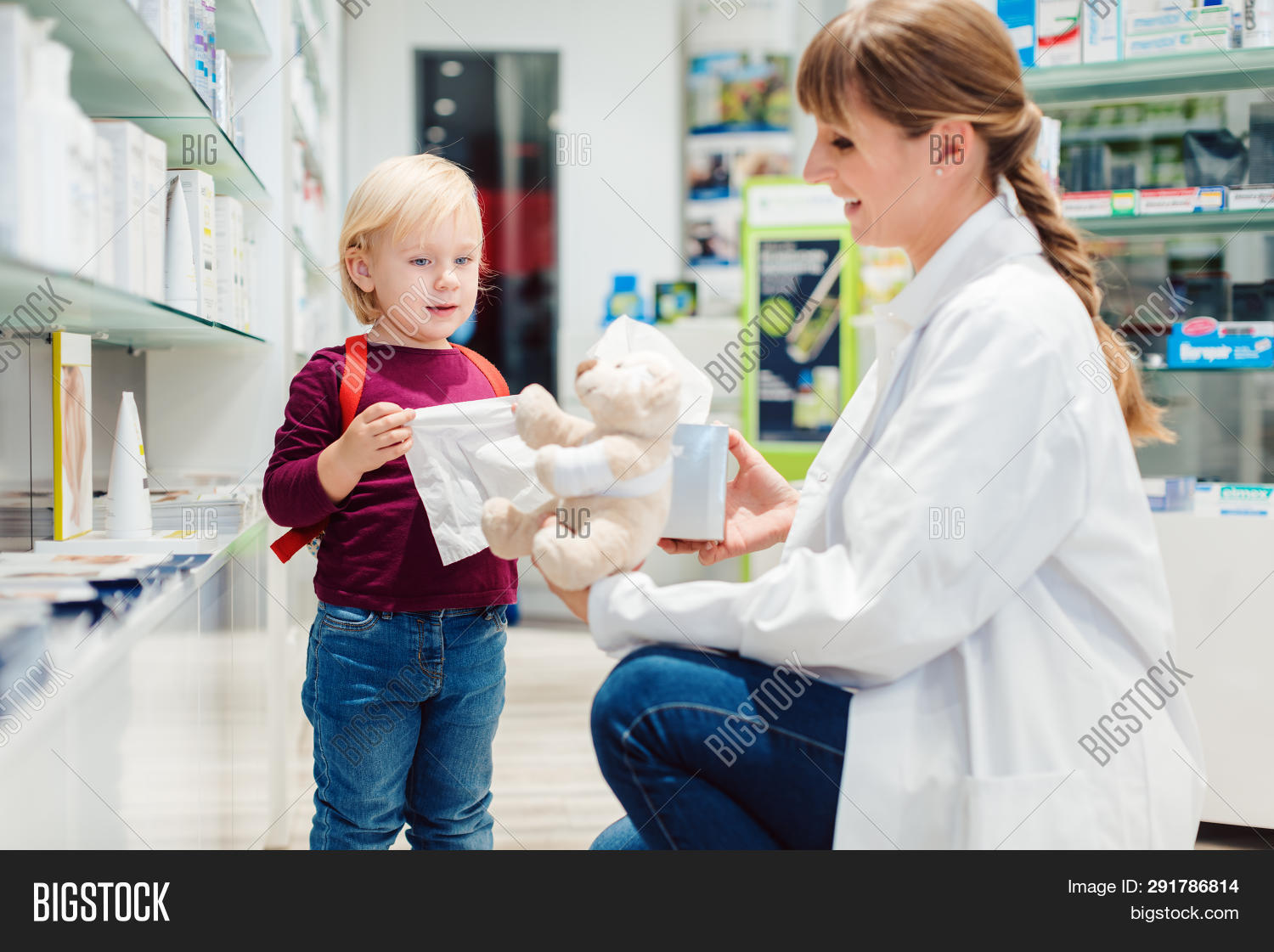 Pharmacist Woman Child Image & Photo (Free Trial) | Bigstock