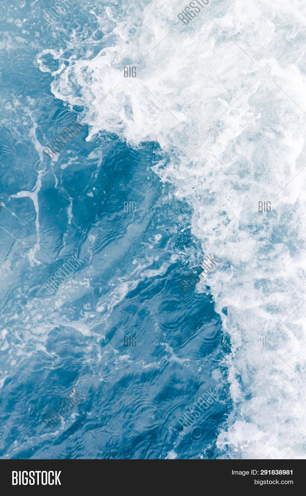 Pale Blue Sea Wave Image & Photo (Free Trial) | Bigstock