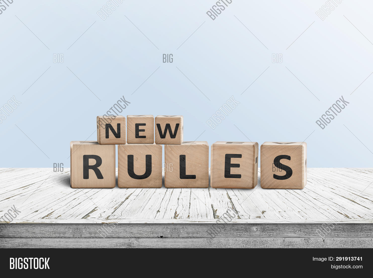 New Rules Sign Made Image & Photo (Free Trial) | Bigstock