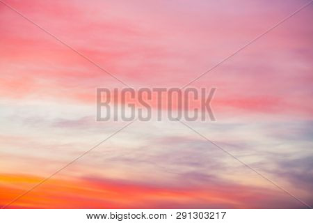 Sunset Sky Pink Orange Image & Photo (Free Trial) | Bigstock