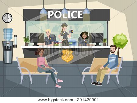 Police Station Vector & Photo (Free Trial) | Bigstock