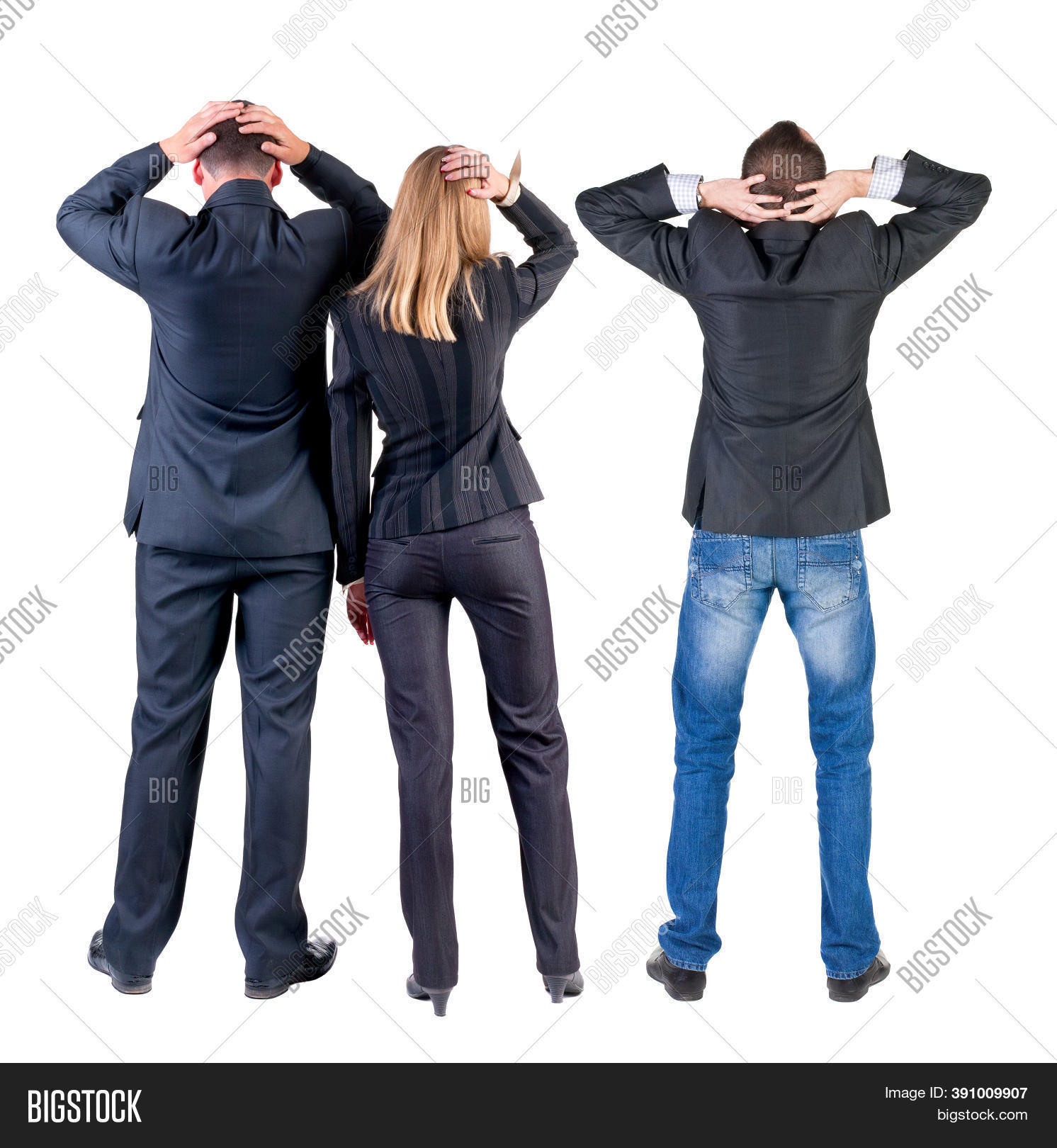 Back View Group Image & Photo (Free Trial) | Bigstock