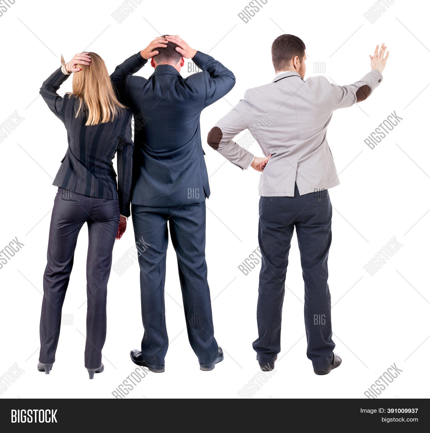 Back View Group Image & Photo (Free Trial) | Bigstock