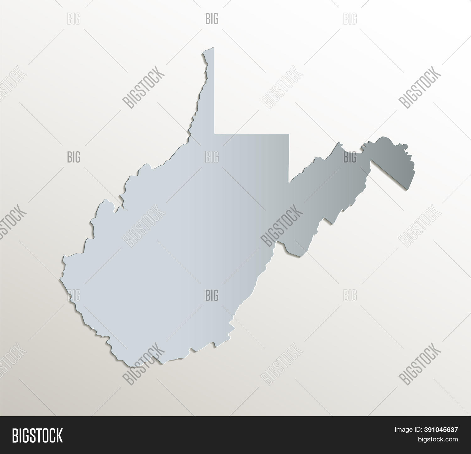 West Virginia Map, Image & Photo (Free Trial) | Bigstock