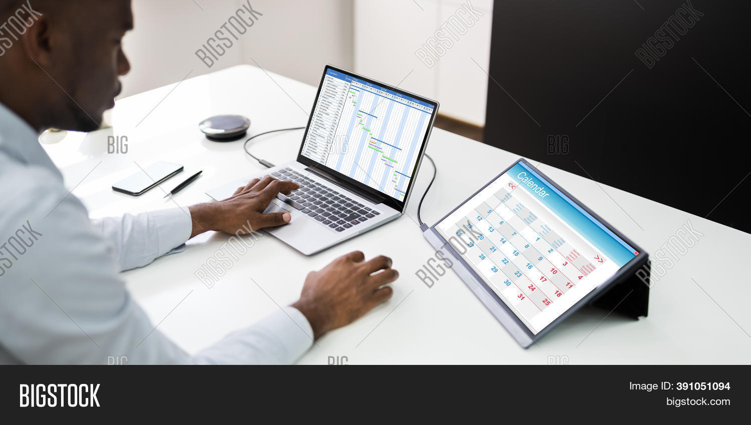 Tech Schedule List On Image & Photo (Free Trial) | Bigstock
