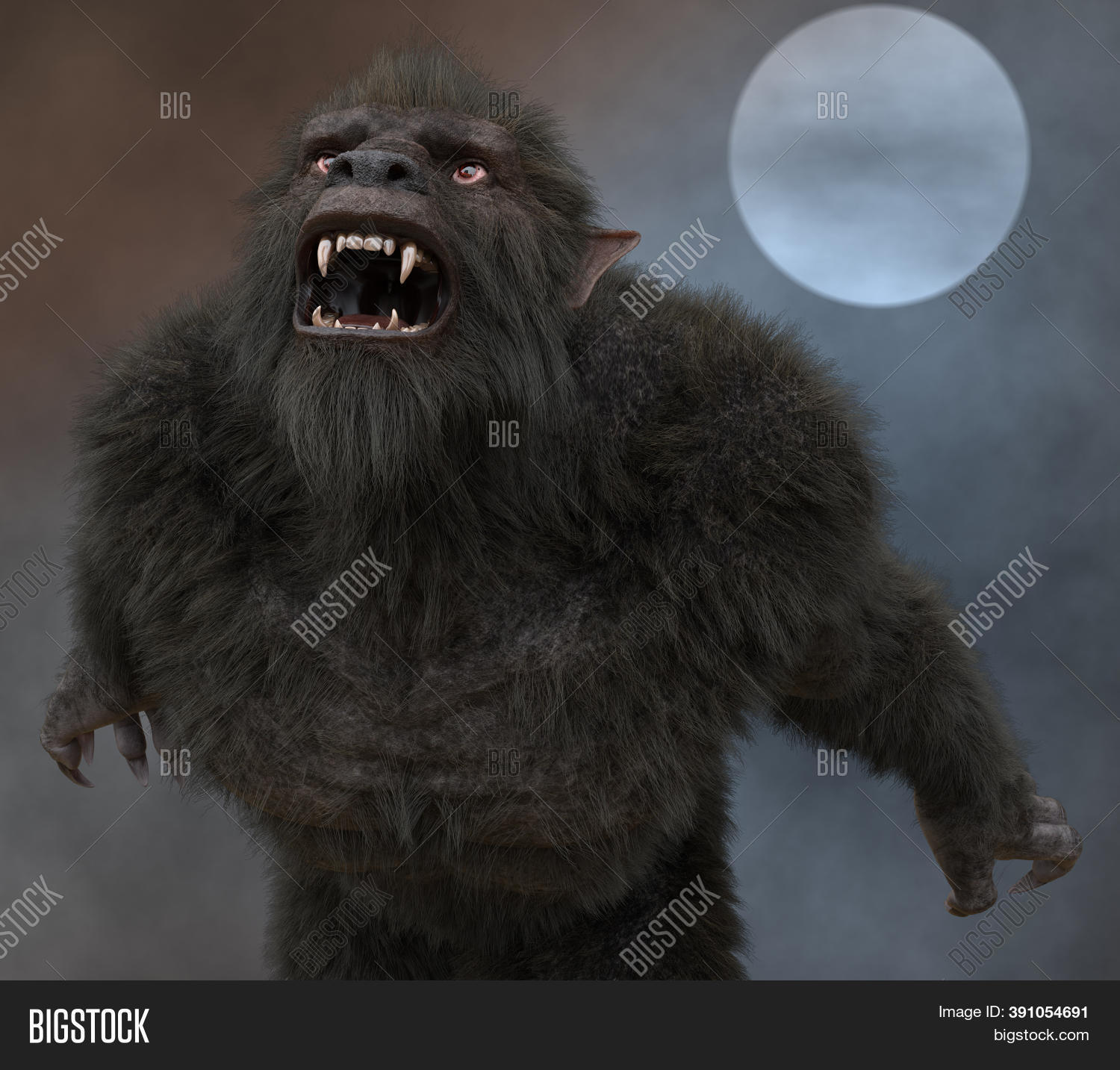 Lycan Werewolf Against Image & Photo (Free Trial) | Bigstock