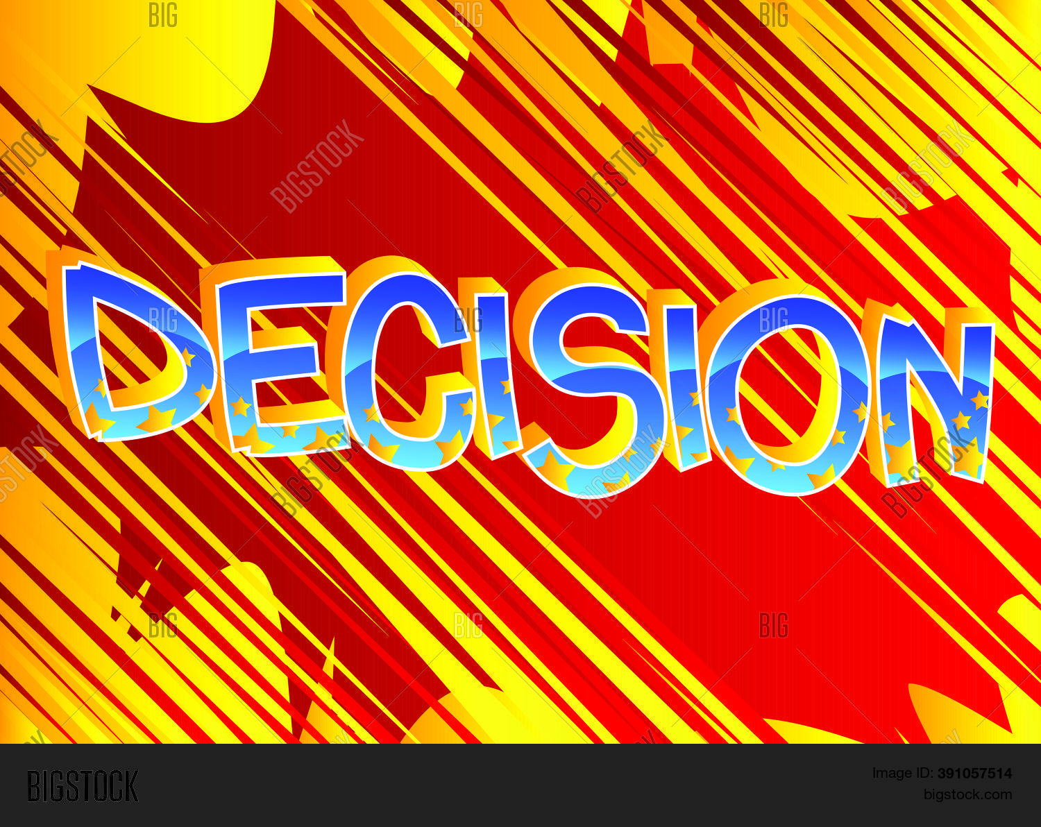 Decision Comic Book Vector & Photo (Free Trial) | Bigstock