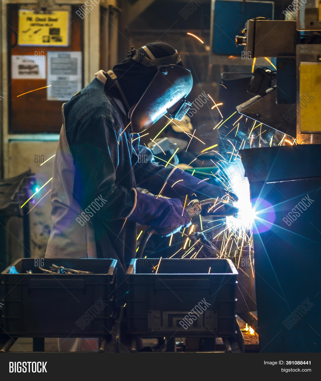 Welder Welding Steel Image & Photo (Free Trial) | Bigstock