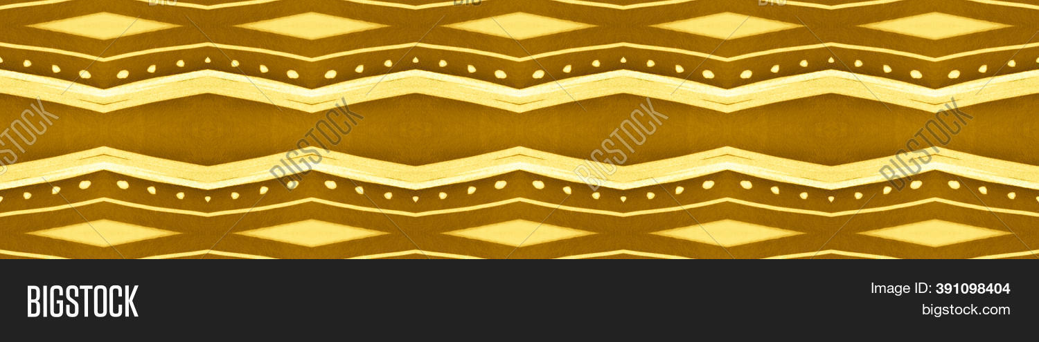Seamless Yellow Aztec Image & Photo (Free Trial) | Bigstock