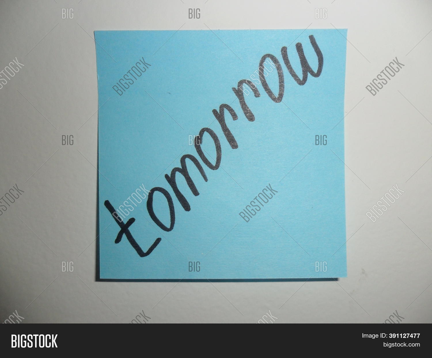 Word Tomorrow Written Image & Photo (Free Trial) | Bigstock