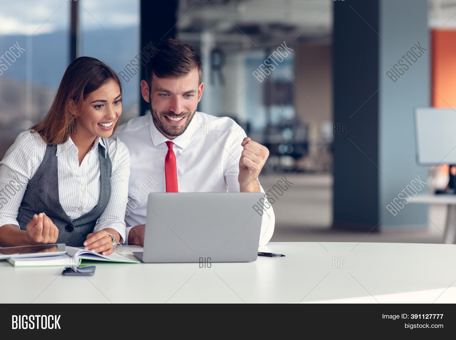Coworkers Celebrating Image & Photo (Free Trial) | Bigstock