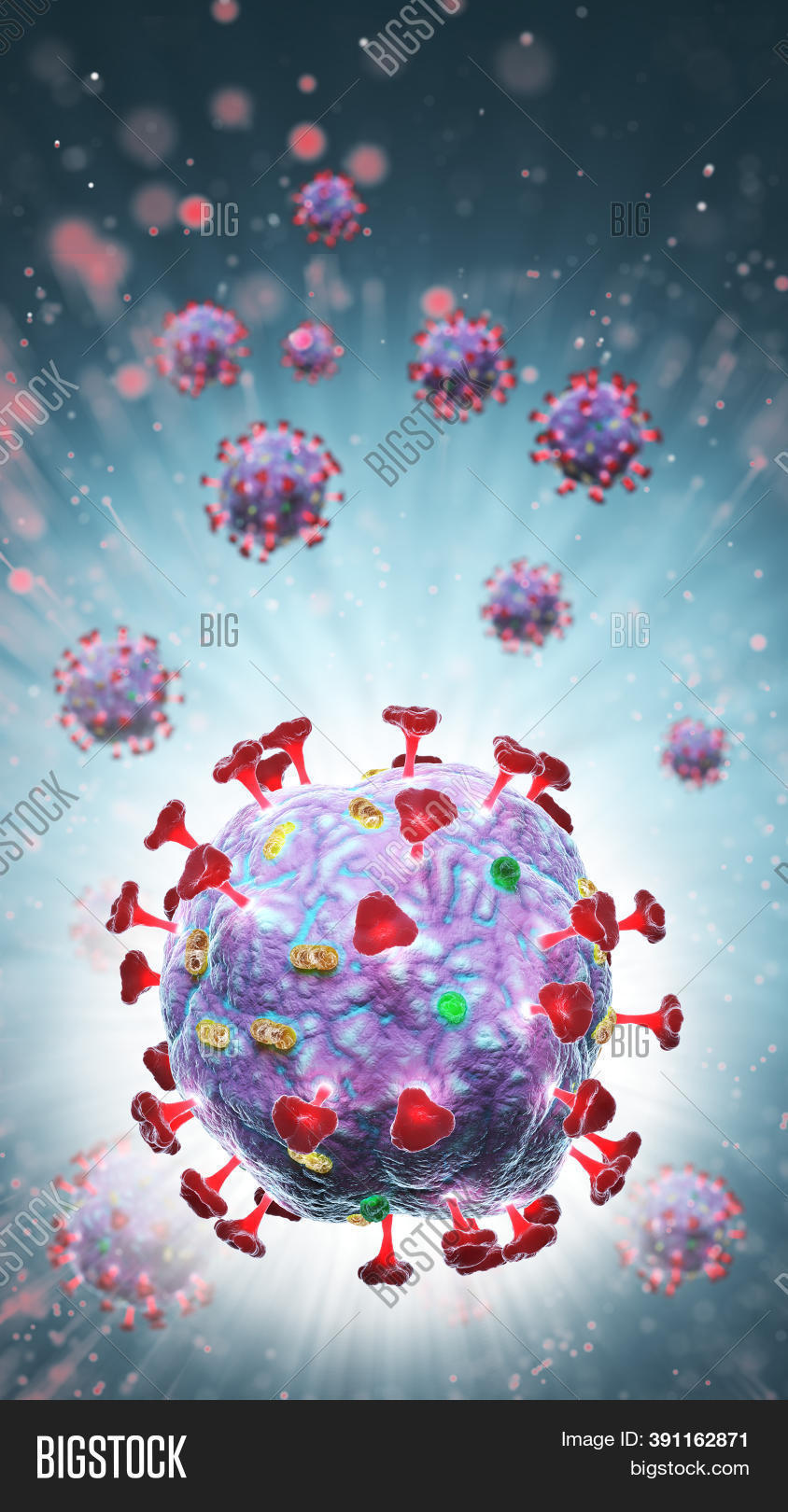 3d Render Pathogenic Image & Photo (Free Trial) | Bigstock