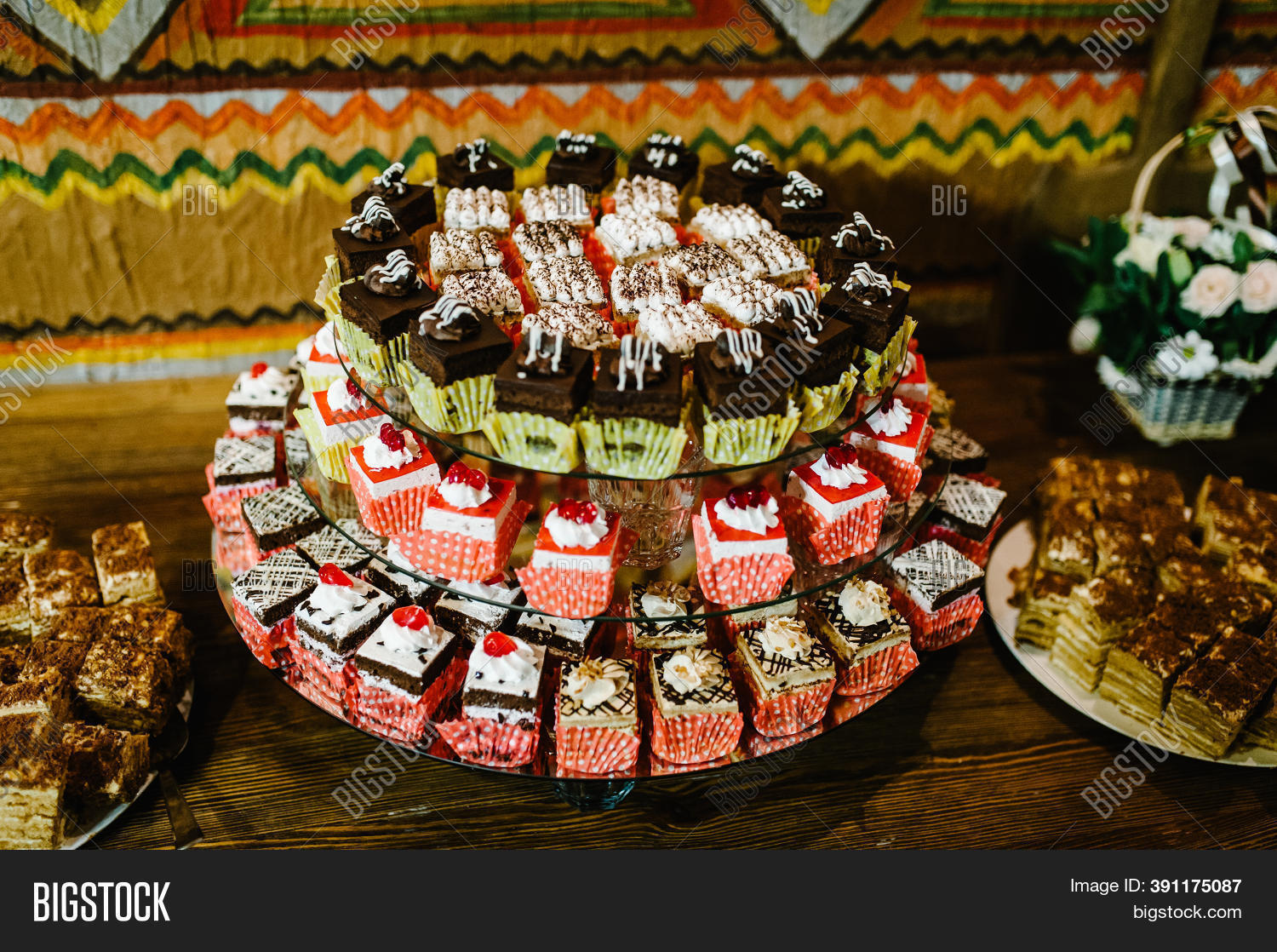 Sweet Table. Plates Image & Photo (Free Trial) | Bigstock
