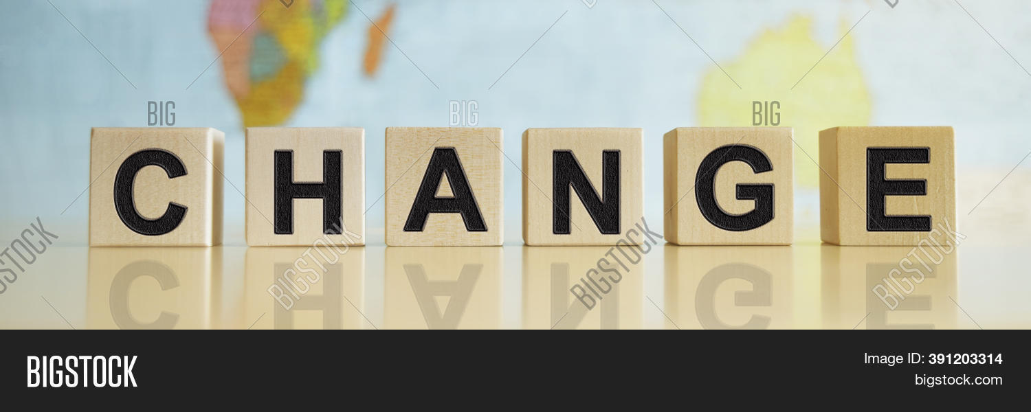 Word Change Written On Image & Photo (Free Trial) | Bigstock
