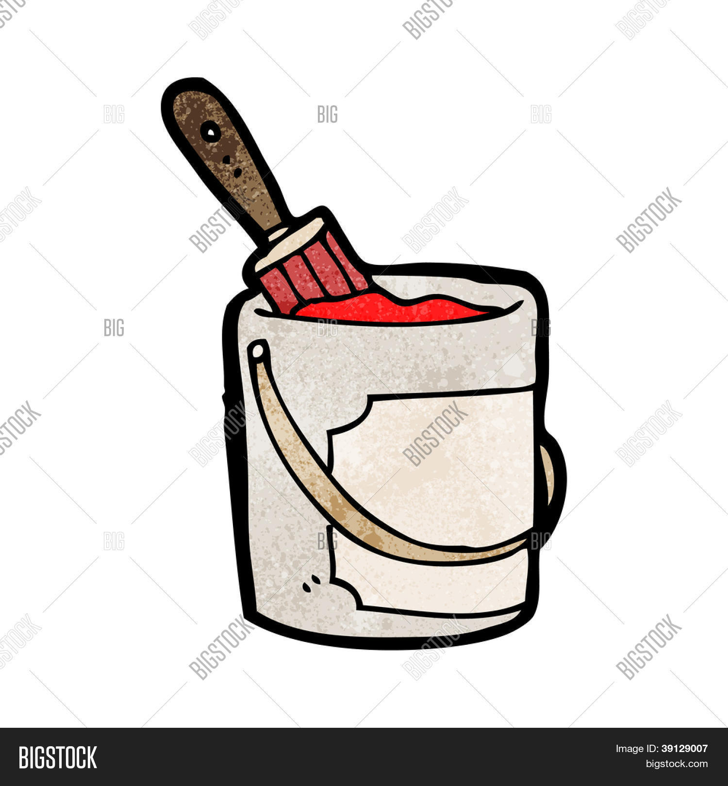 Cartoon Paint Can Vector & Photo (Free Trial) | Bigstock